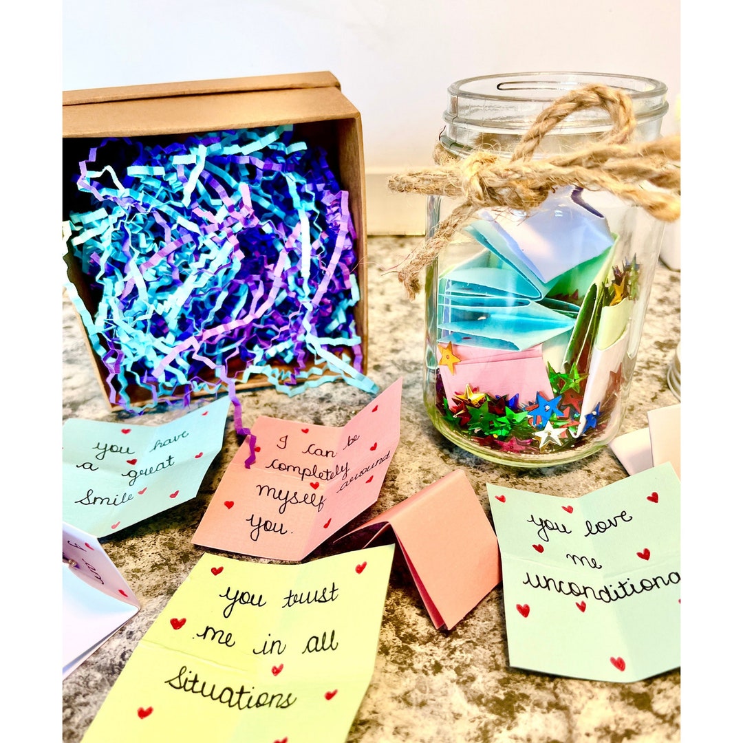 Love Messages in a Jar, 50 Reasons I Love You, Message in a Glass ...