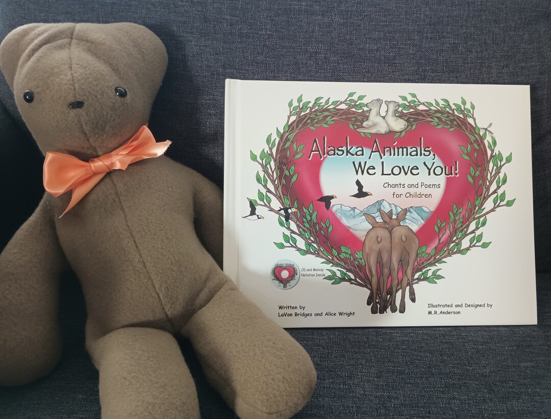 Plush Brown Bear/animals Songbook: Alaska Animals, We Love You. Fun CD ...