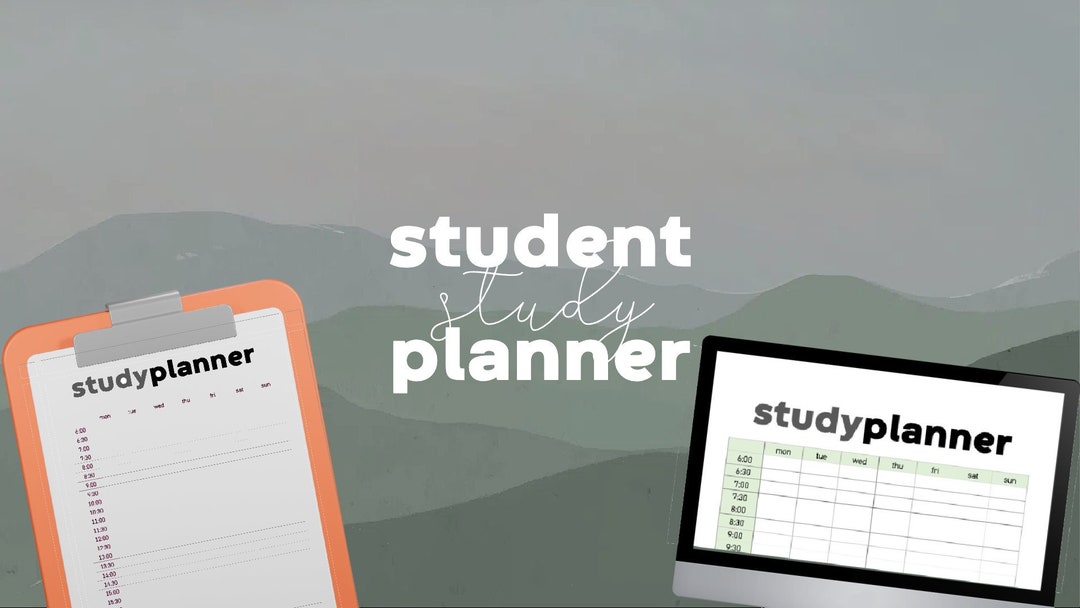 Student Study Plan - Etsy