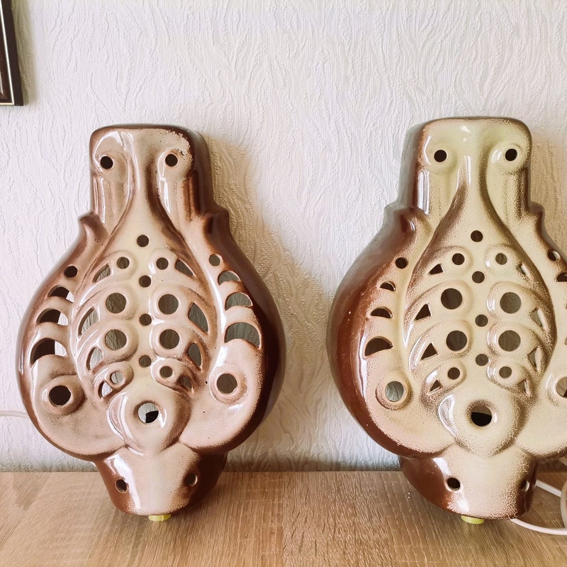 Terracotta Wall Sconce - Etsy