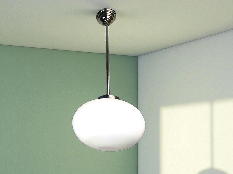 Luminárias pendentes art déco para quarto, luminária de teto para ilha ...