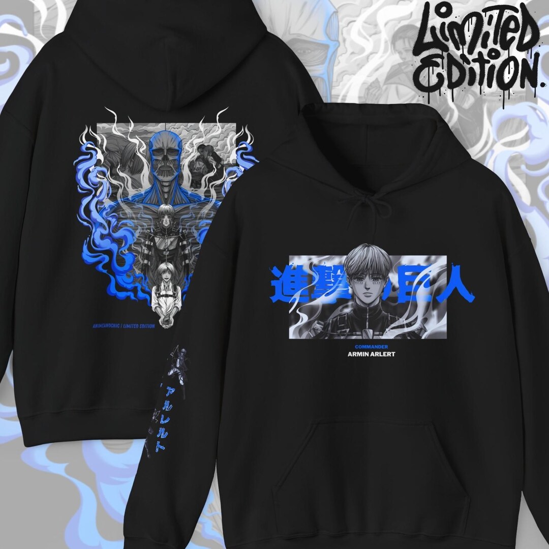 Attack on Titan Anime Hoodie, Armin Hoodie , AOT Hoodie, Attack on ...