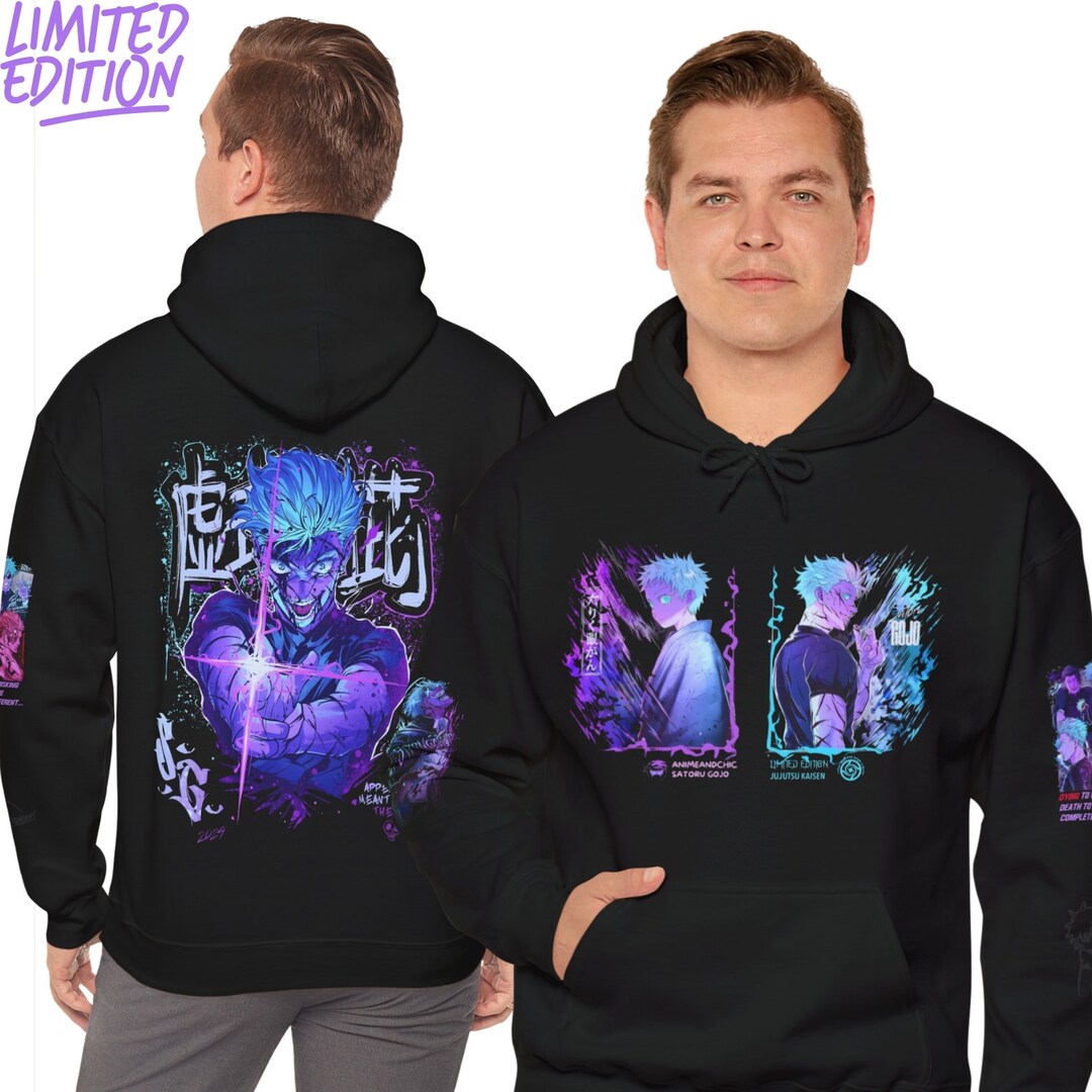Gojo Hoodie, Jujutsu Kaisen Hoodie, Gojo Satoru Hoodie, JJK Hoodie ...