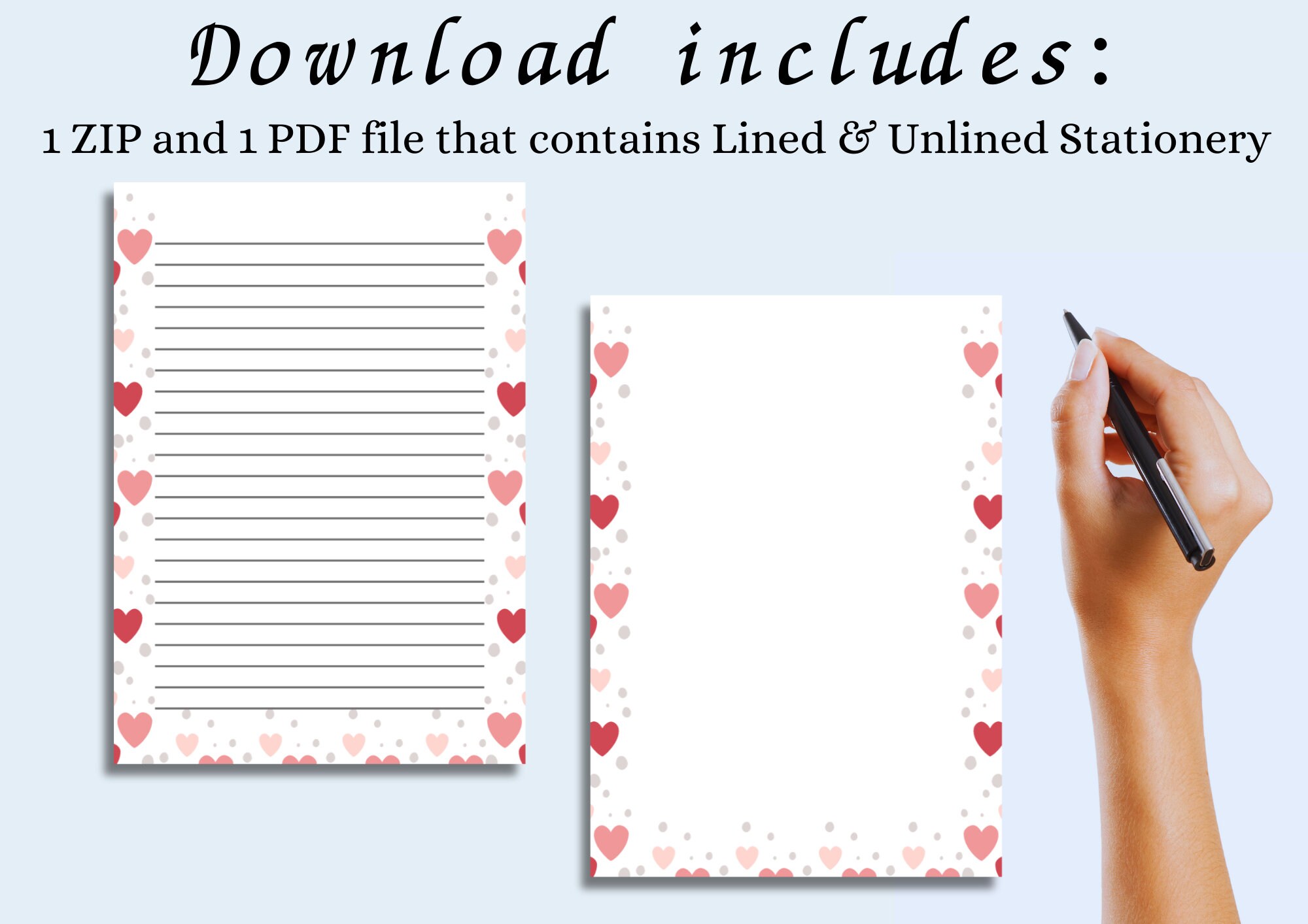 Printable Stationery Printable Miscellaneous Stationery Printable ...