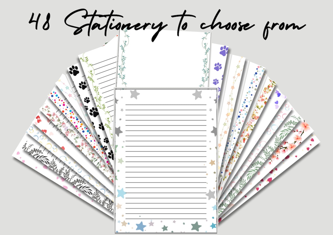 Printable Stationery Printable Miscellaneous Stationery Printable ...