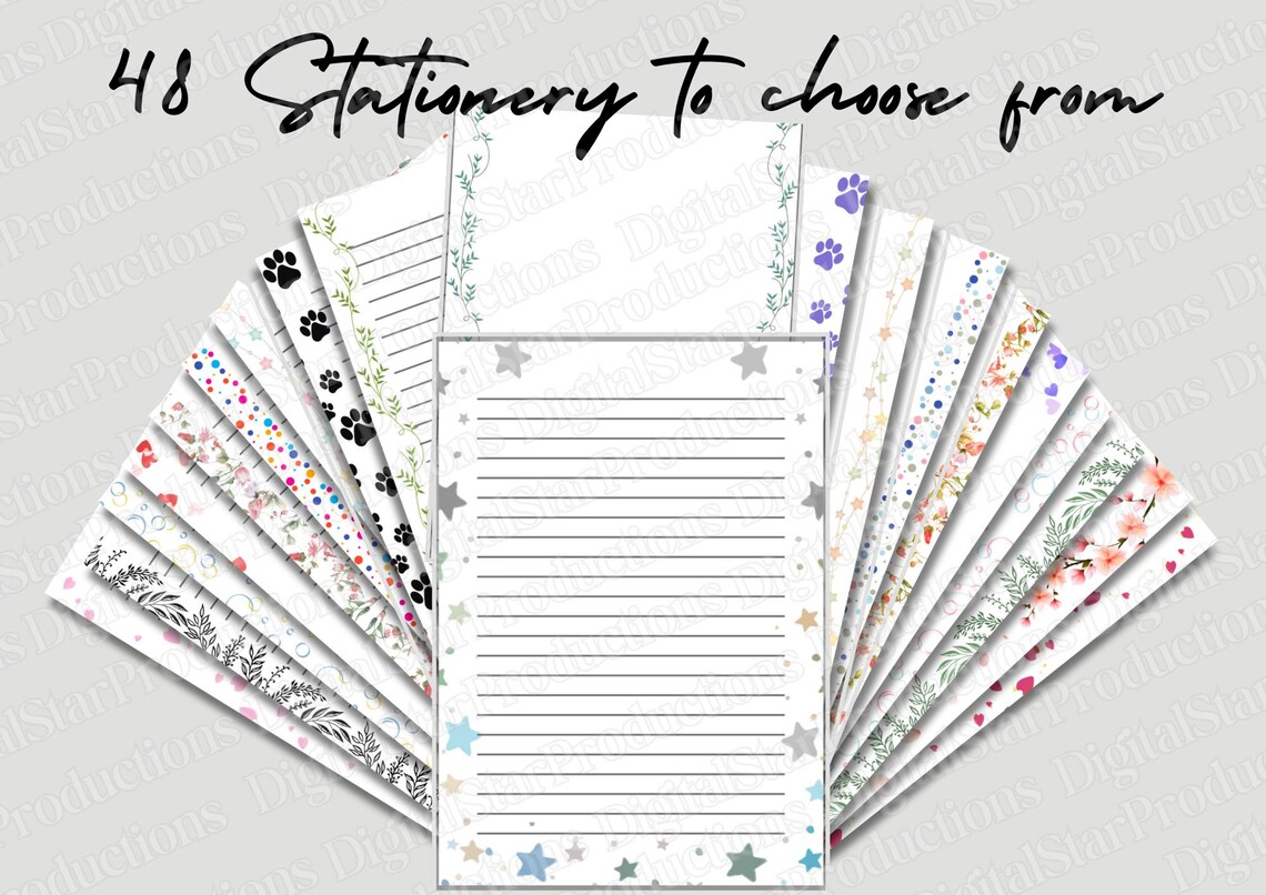 Printable Stationery | Printable Miscellaneous Stationery | Printable ...