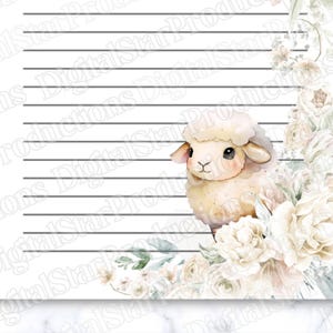Printable Stationery | Baby Shower Stationery | Printable Writing Paper ...