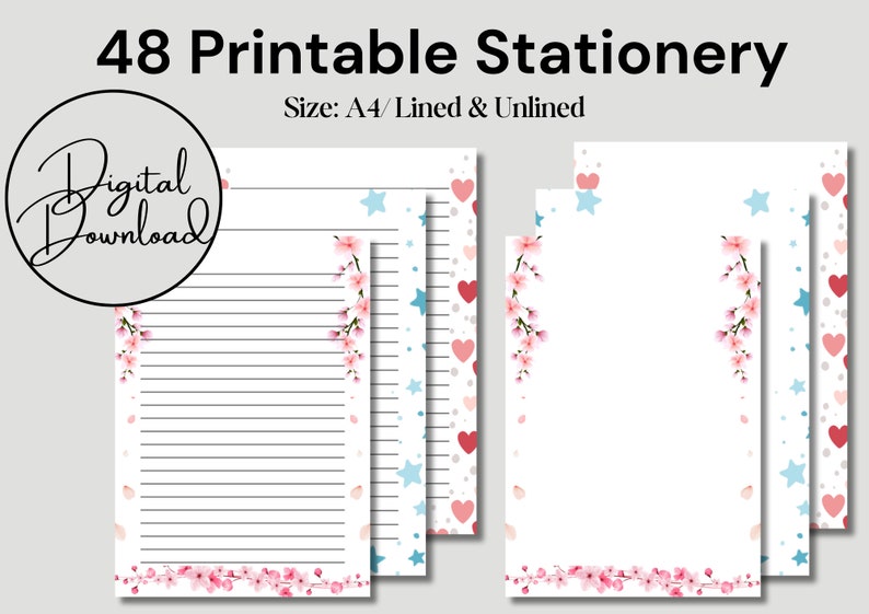 Printable Stationery Printable Miscellaneous Stationery Printable ...