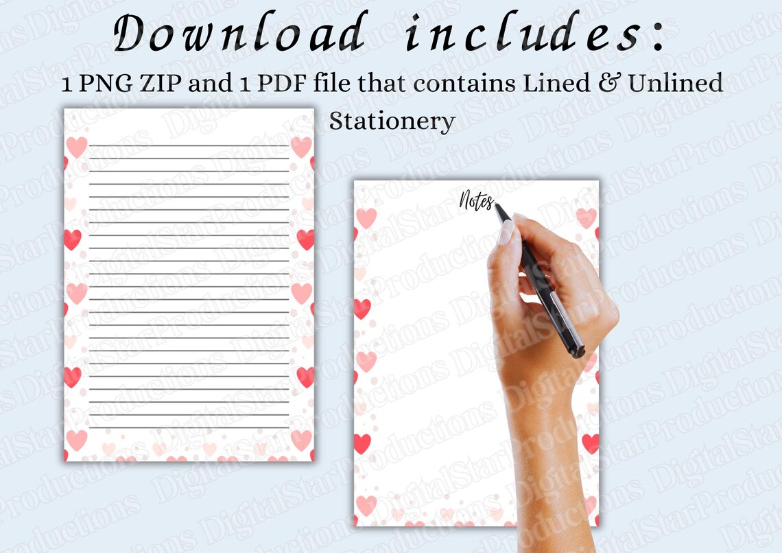 Printable Stationery | Printable Miscellaneous Stationery | Printable ...