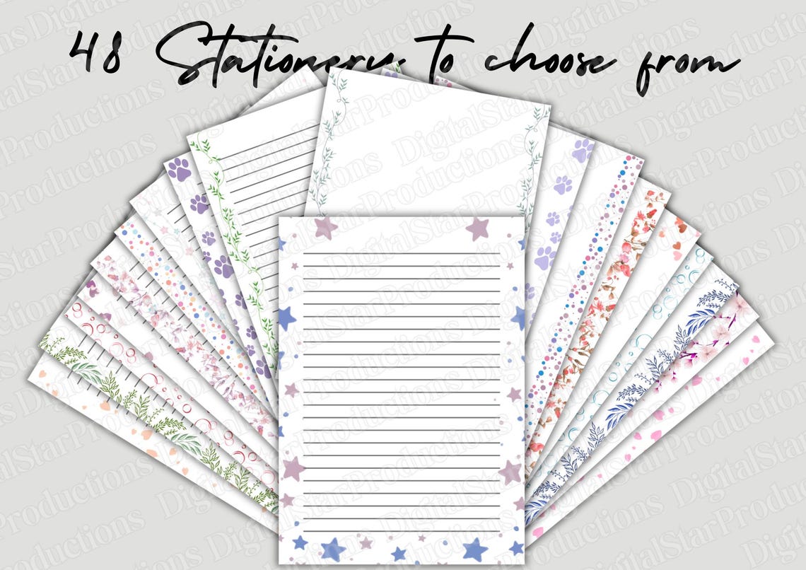 Printable Stationery | Printable Miscellaneous Stationery | Printable ...