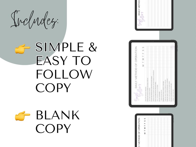 Daily Method of Operation Worksheet for Network Marketing DMO Template ...