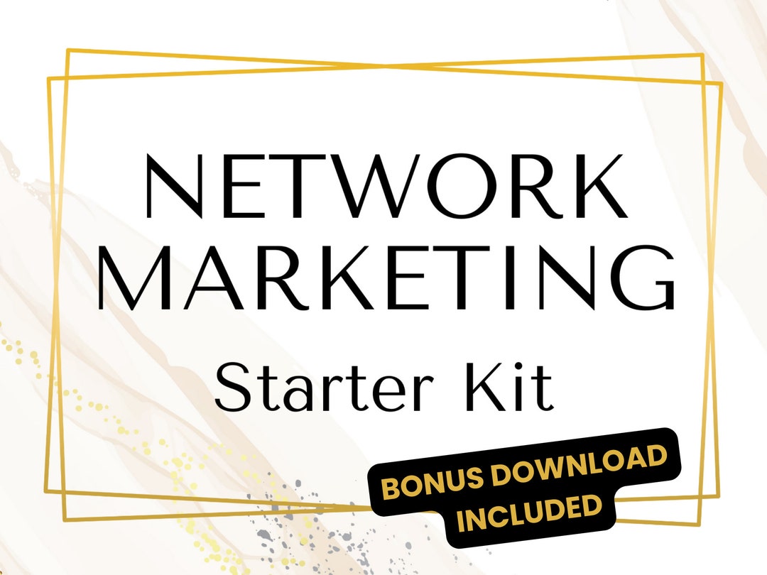 Network Marketing Starter Kit for Social Selling Direct Sales MLM ...