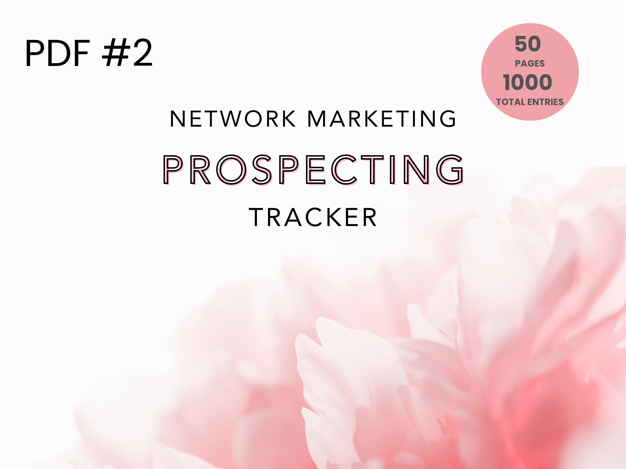 Network Marketing Power Hour & Prospecting Tracker PDF Collection - Etsy
