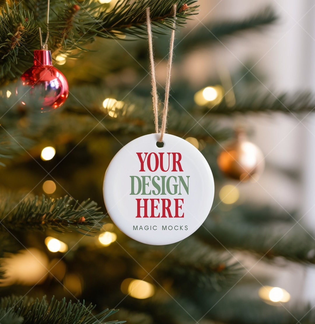 Christmas Ornament Mockup Christmas Mockup Holiday Mockups - Etsy