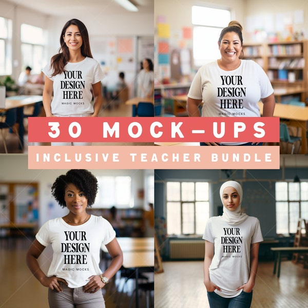 Teacher 3001 Mockup - Etsy