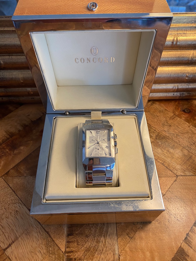 Men's Stainless Steel Concord Watch - Etsy