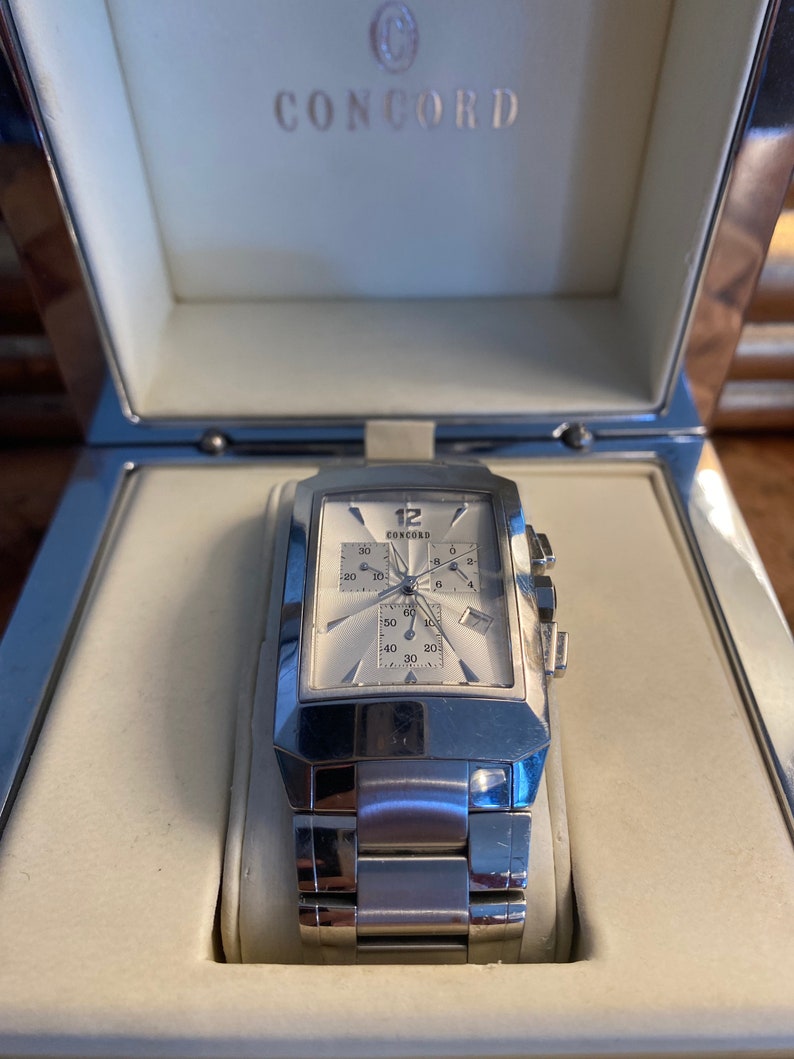 Men's Stainless Steel Concord Watch - Etsy