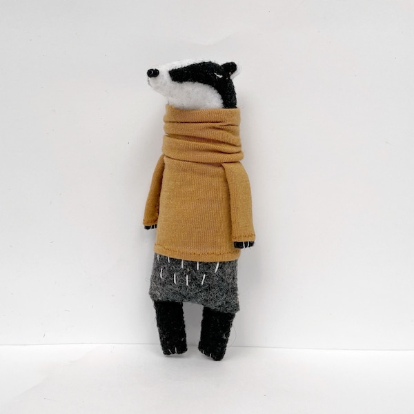 Felt Badger - Etsy