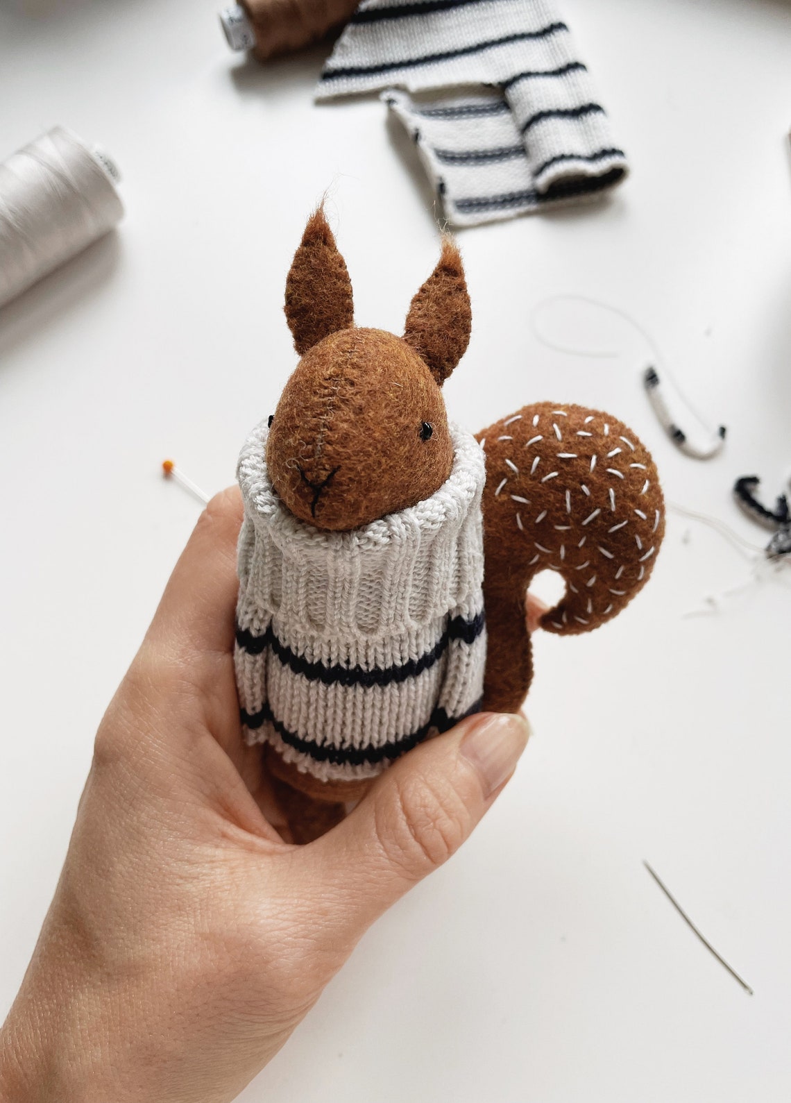 Squirrel Sewing PATTERN PDF Stuffed Toys Tutorial Animals - Etsy Australia