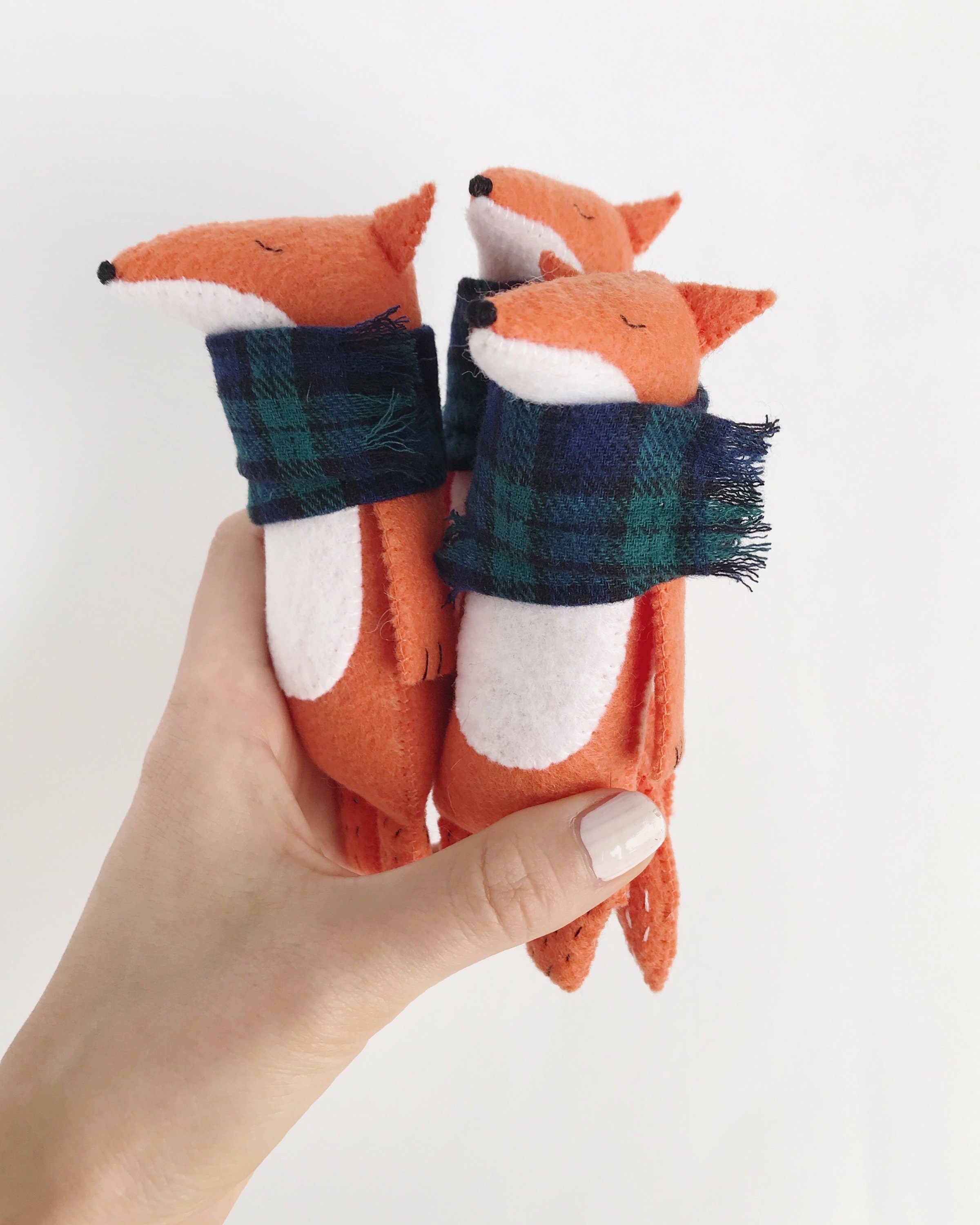 Fox Sewing PATTERN PDF Stuffed Toys Tutorial Animals Soft - Etsy Canada