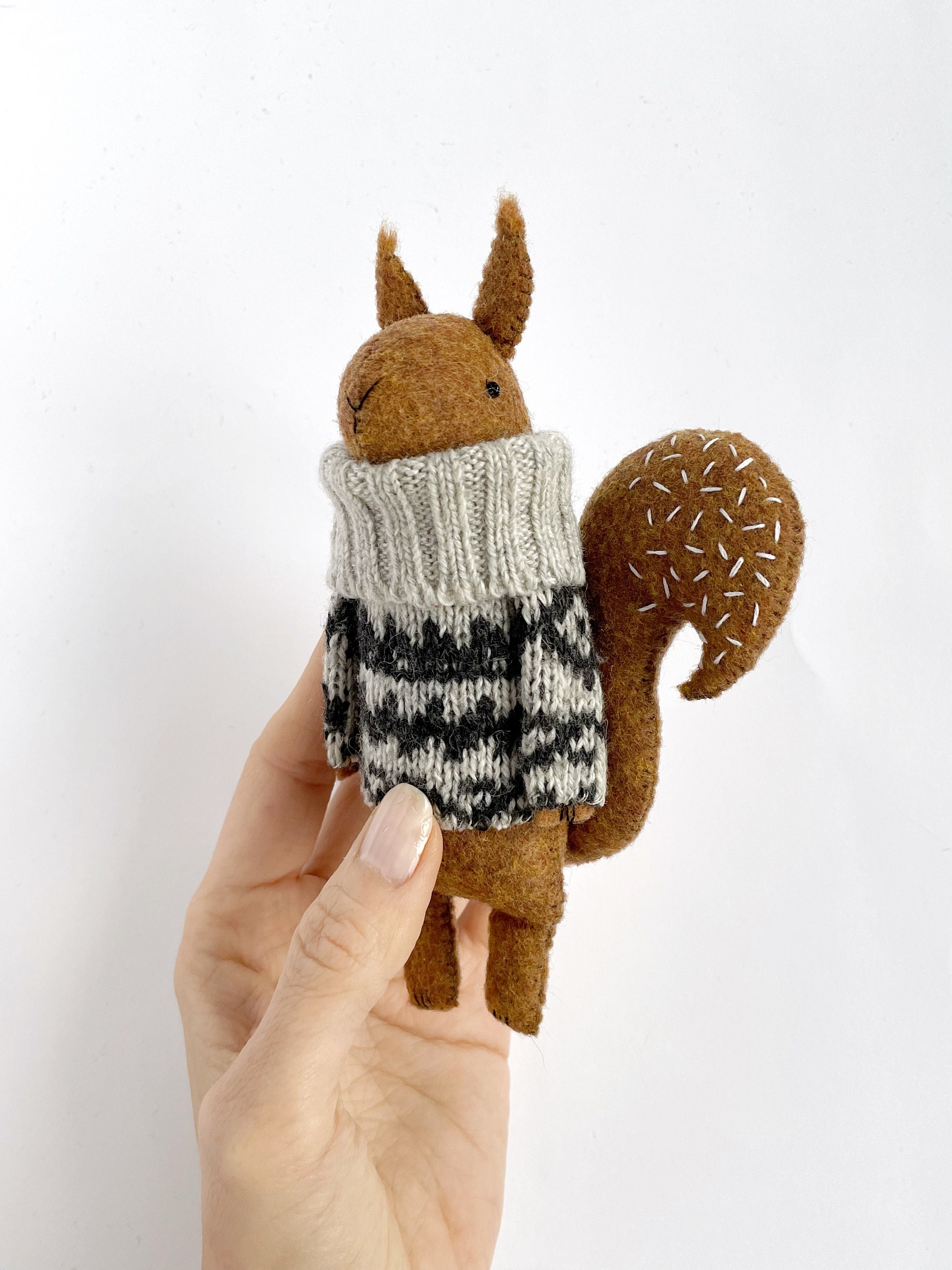 Squirrel Sewing PATTERN PDF Stuffed Toys Tutorial Animals - Etsy Australia