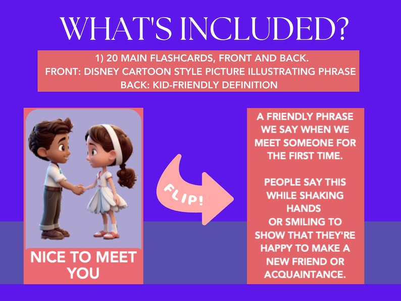 Manners, Greetings & Polite Expressions Flashcards for Little Learners ...