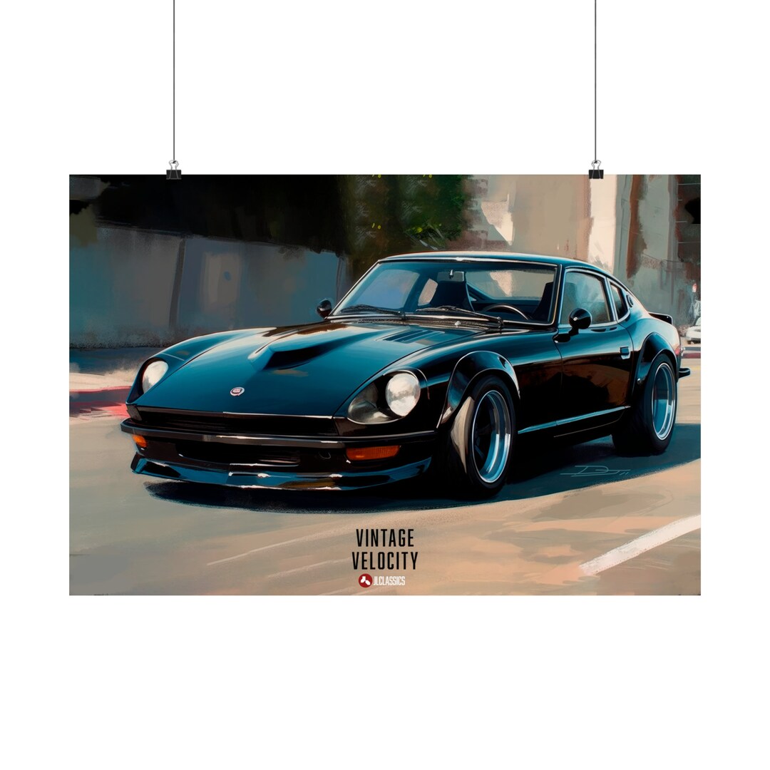 Jlclassics Vintage Velocity Datsun 240Z - Nissan Fairladyz Black Street ...