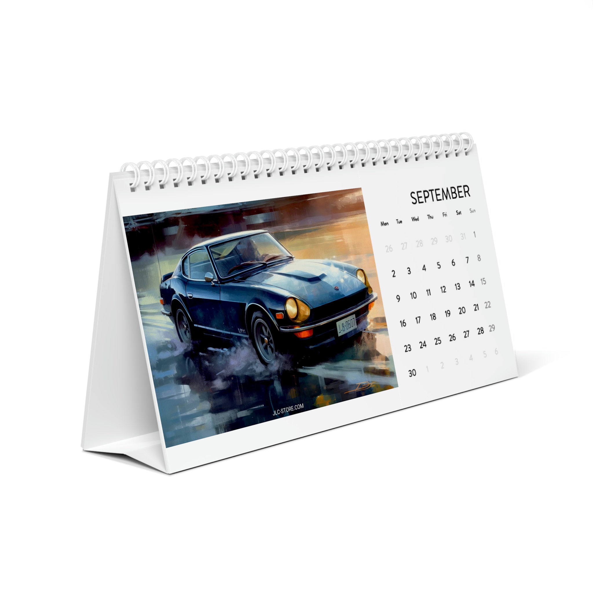 DATSUN 240Z Concept Art Painting Desk Calendar 2024 Grid - Etsy
