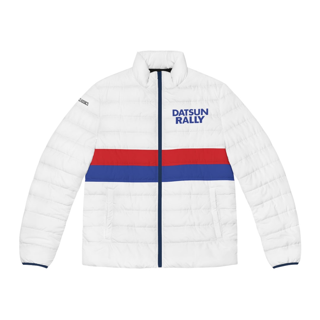 DATSUN the Rally Master Men's Puffer Jacket (AOP) - Etsy