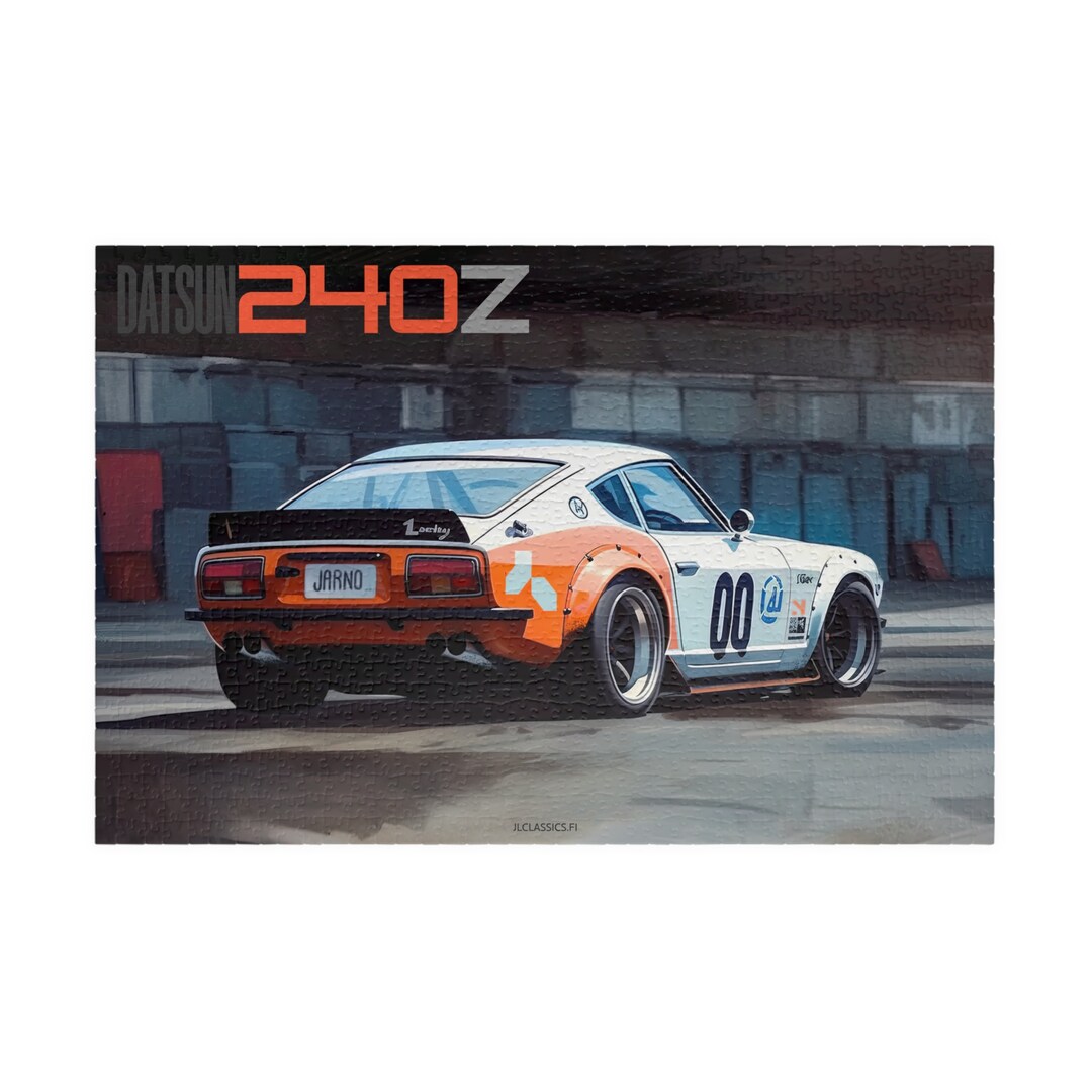 Datsun 240Z Race Car, 1014-piece Puzzle - Etsy
