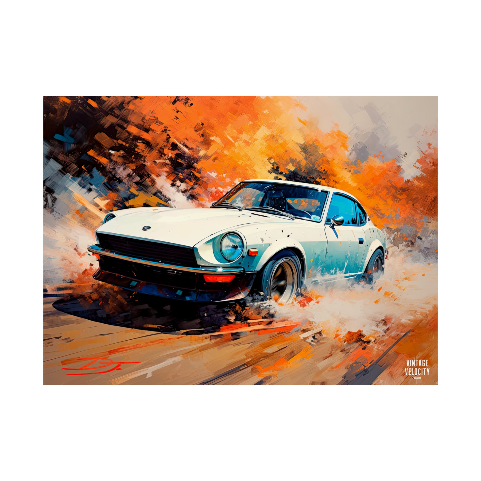 DATSUN 240Z Art Painting, Man Cave Art, Matte Horizontal Posters - Etsy
