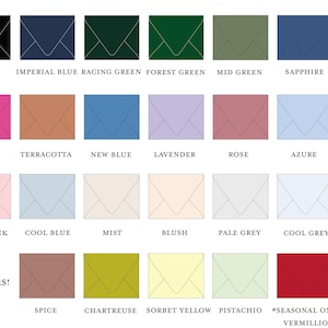 Euro Flap Envelopes, Wedding Envelopes, SET OF 25, A7 Envelopes, 5x7 ...