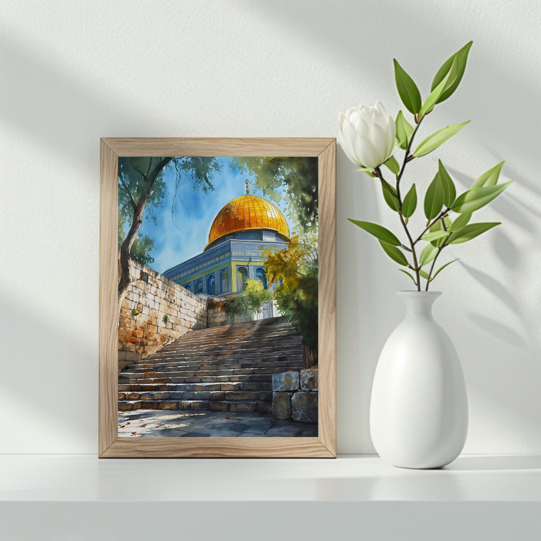 Al-aqsa Mosque, Al Quds, Old Architecture, Palestine, Beige, Boho Wall ...