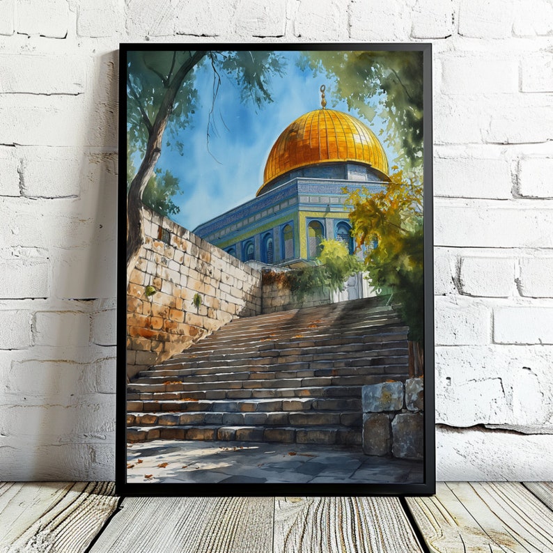 Al-aqsa Mosque, Al Quds, Old Architecture, Palestine, Beige, Boho Wall ...
