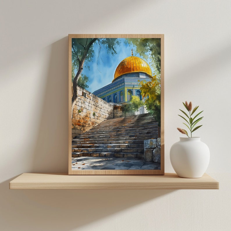 Al-aqsa Mosque, Al Quds, Old Architecture, Palestine, Beige, Boho Wall ...