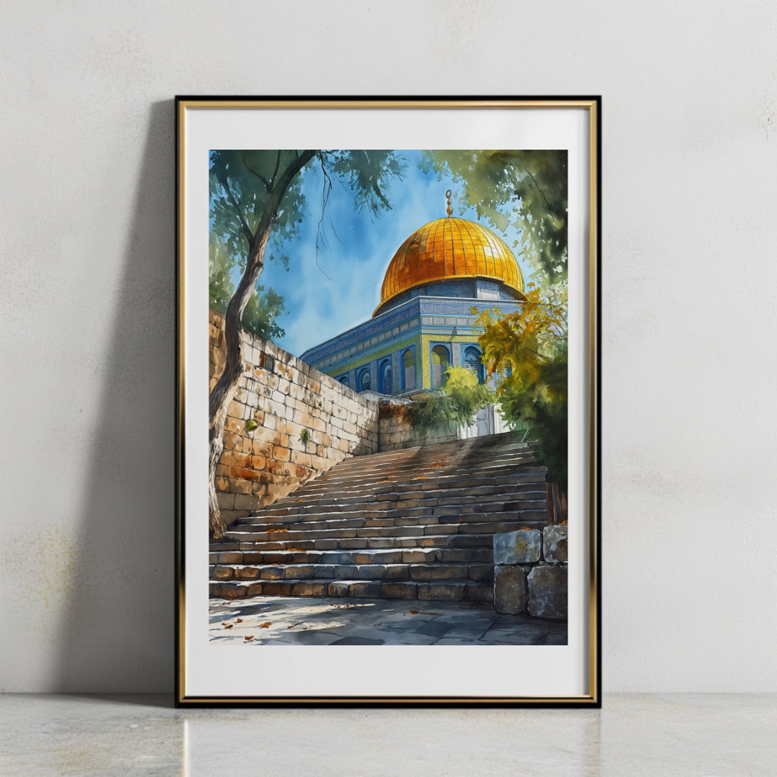 Al-aqsa Mosque, Al Quds, Old Architecture, Palestine, Beige, Boho Wall ...