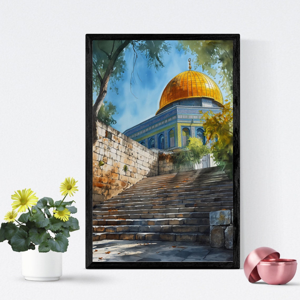 Al-aqsa Mosque, Al Quds, Old Architecture, Palestine, Beige, Boho Wall ...