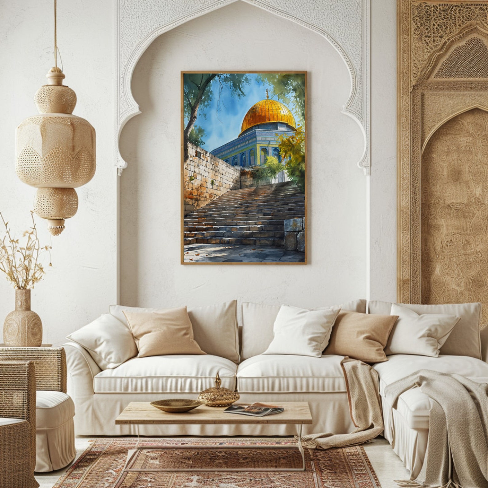 Al-aqsa Mosque, Al Quds, Old Architecture, Palestine, Beige, Boho Wall ...