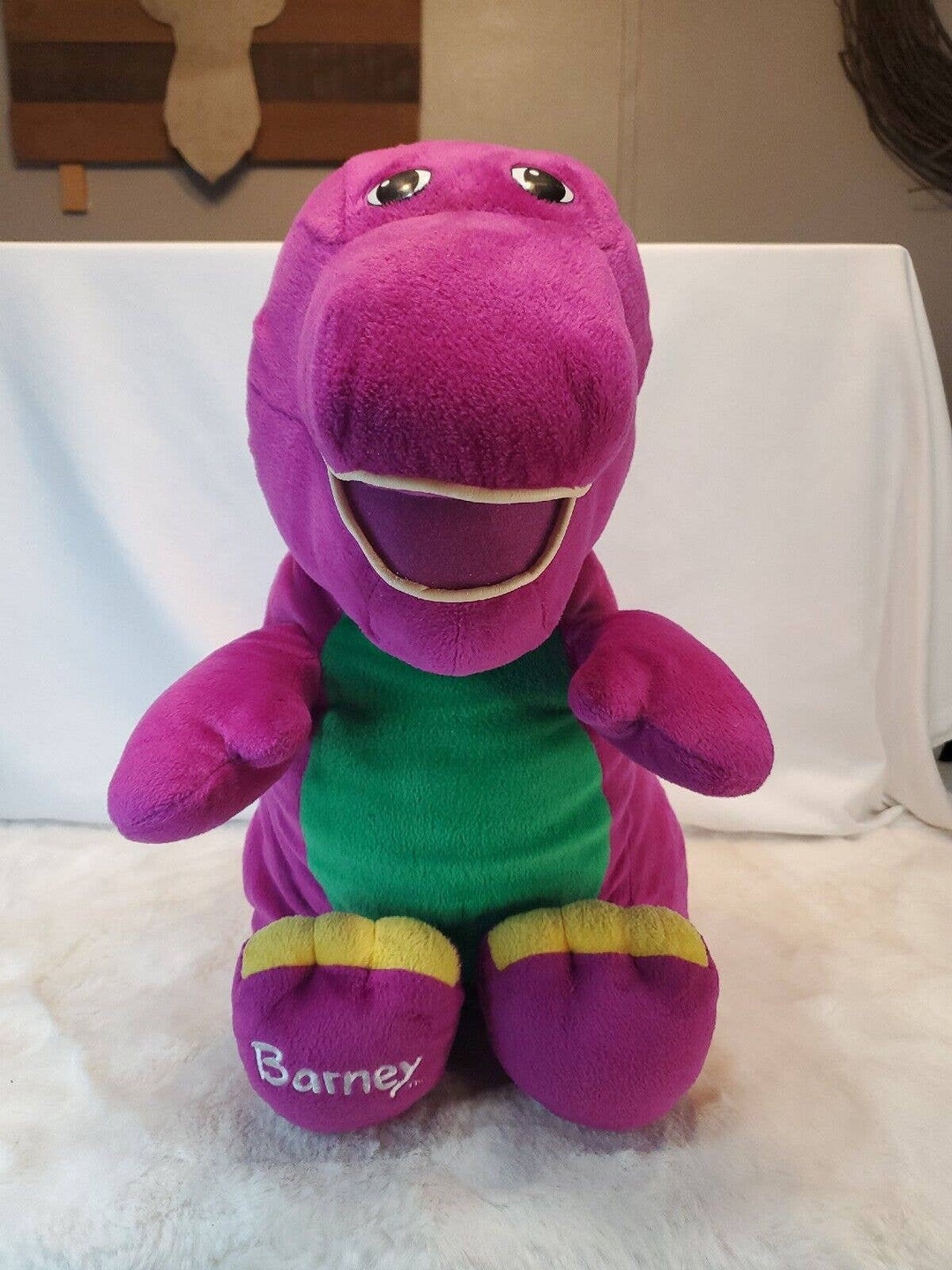 Vintage 2001 Barney Snuggly Friends Plush Dinosaur 18 - Etsy