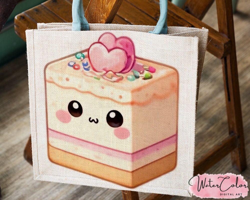 Watercolor Kawaii Sweets Clipart Bundle, Soft Colors Macarons Cupcakes ...