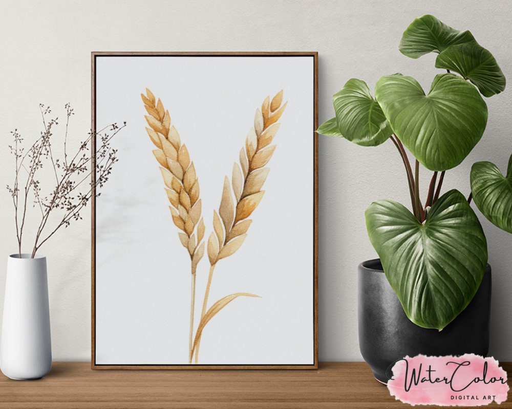 Watercolor Baked Bakery Clipart Bread Baguettes French - Etsy