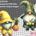Watercolor Fruit Gnomes Clipart Collection, Colorful Fruits Gnome ...