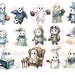 Cute Ghost Clipart, Tiny Ghosts Shadow Spooky Season, Scary Watercolor ...