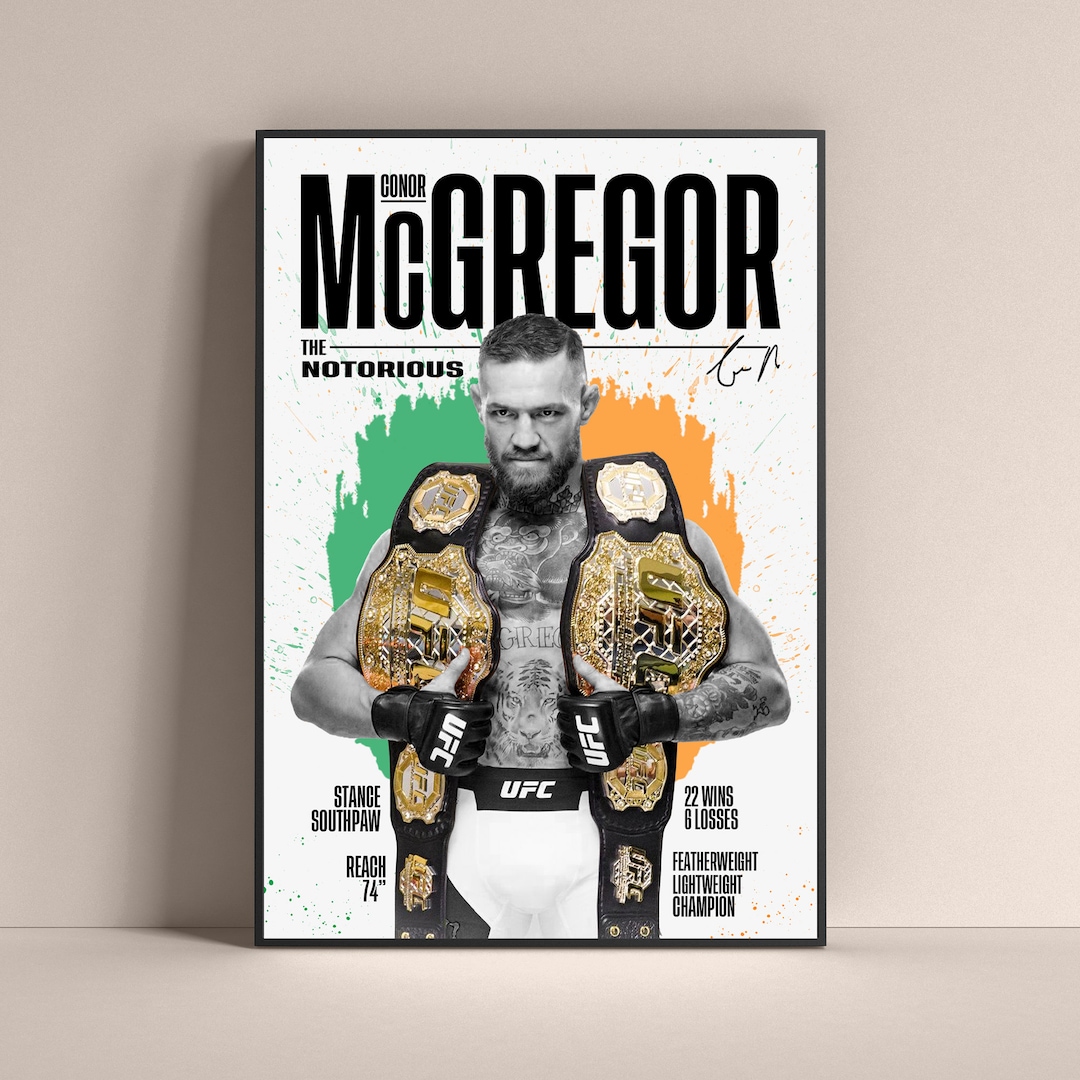 Connor Mcgregor Poster, Mcgregor Print - Etsy