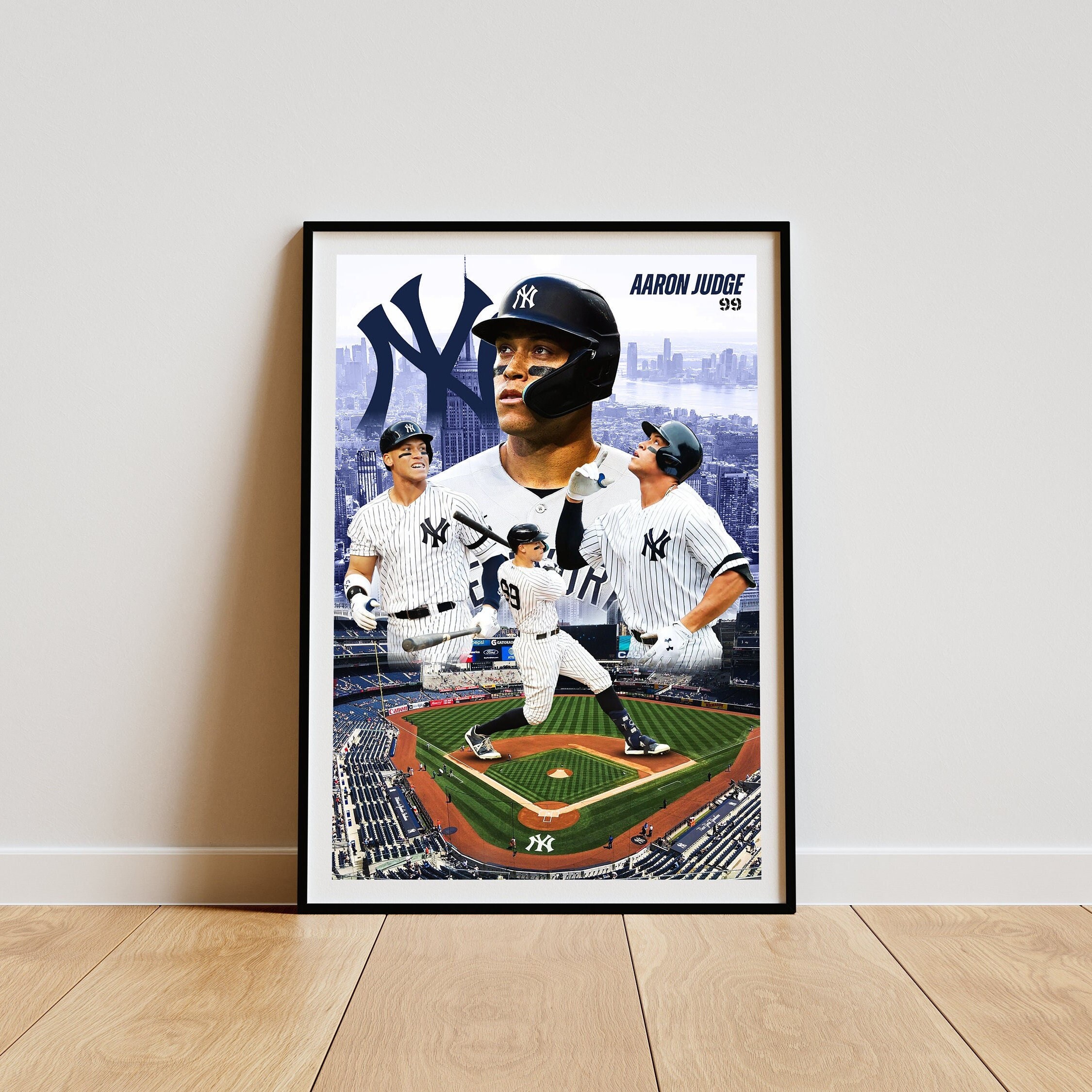 Aaron Judge Poster, New York Yankees Poster, Baseball Prints - Etsy