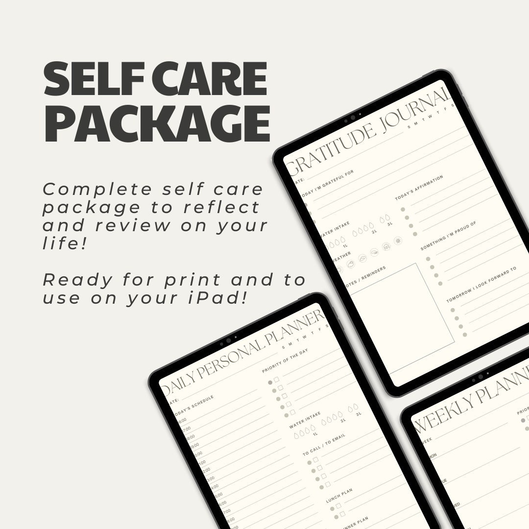 Ultimate Self Care Planner Vol. 1 - Etsy