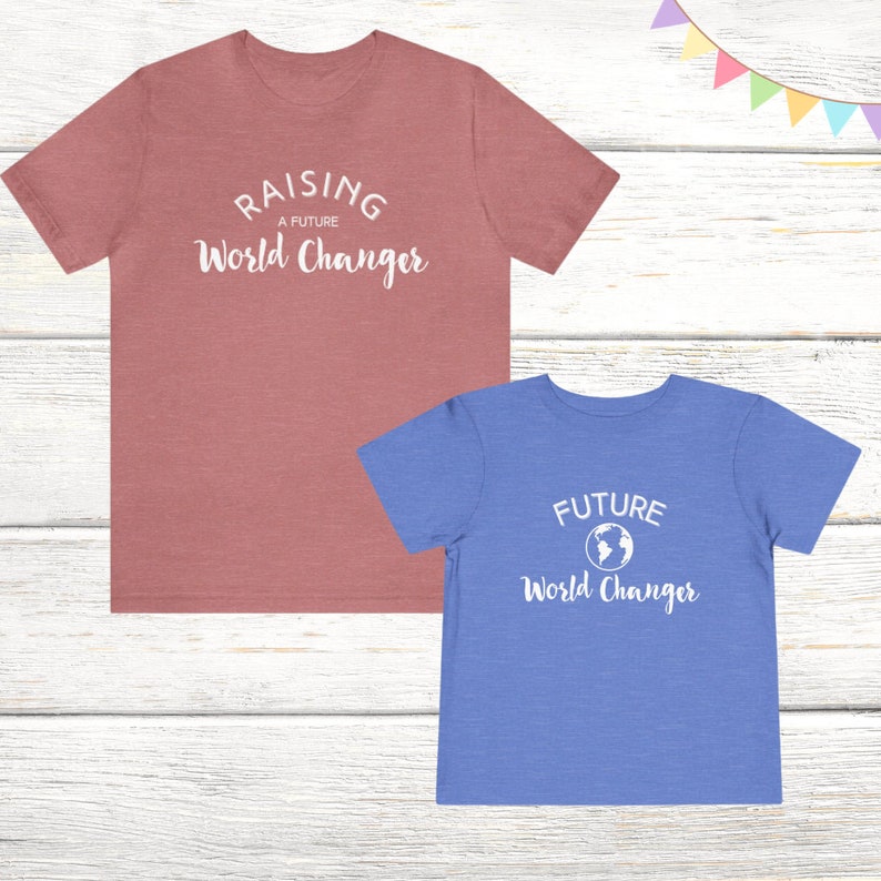 Future World Changer Toddler Shirt: Matching Family Tees - Etsy
