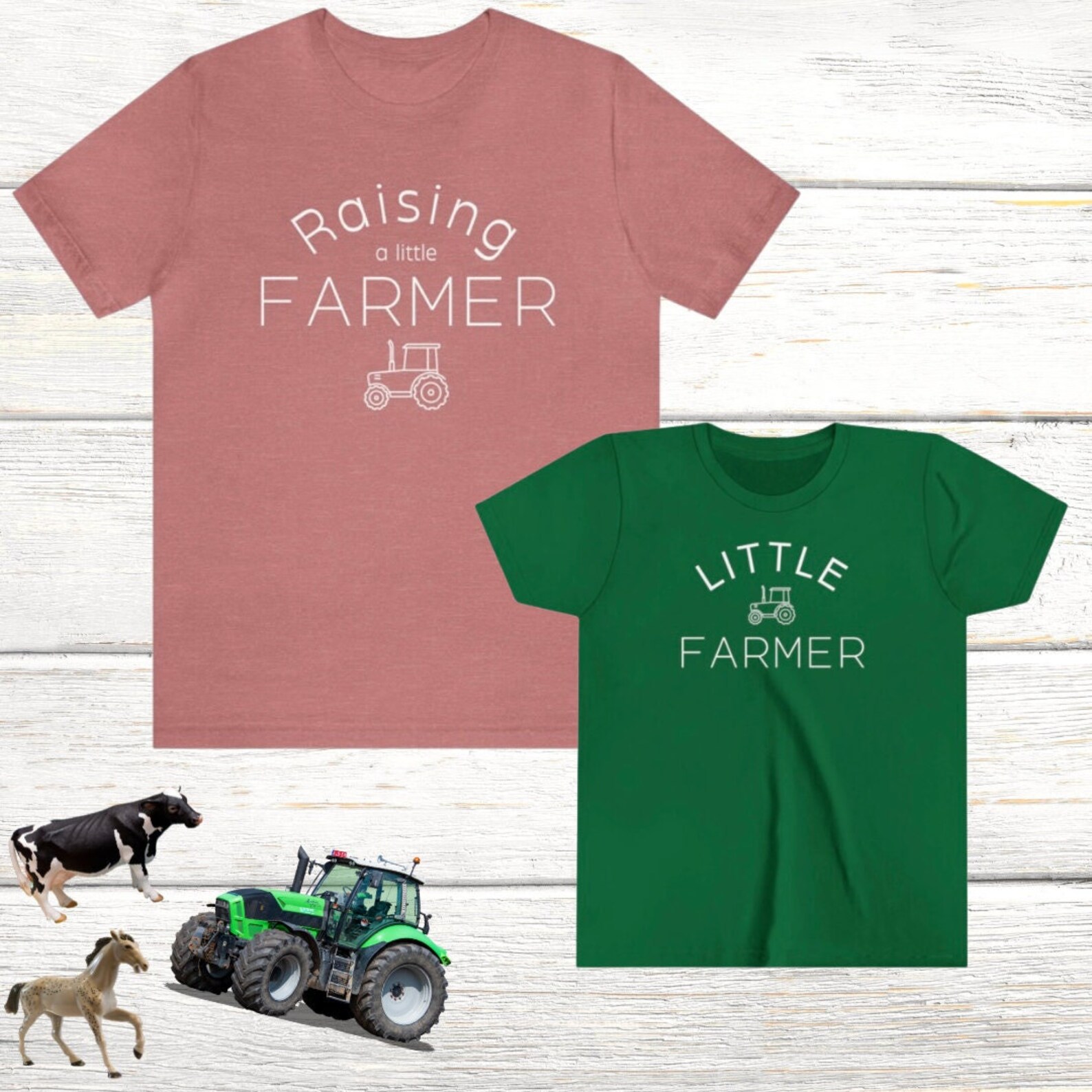 Raising a Little Farmer Shirt, Farm Family Shirts, Mama and Me Shirts ...