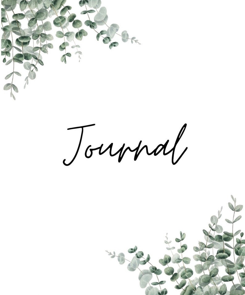 Greenery Paperback Journal, Plant Lover Notebook, Journaling Gift, Gift ...