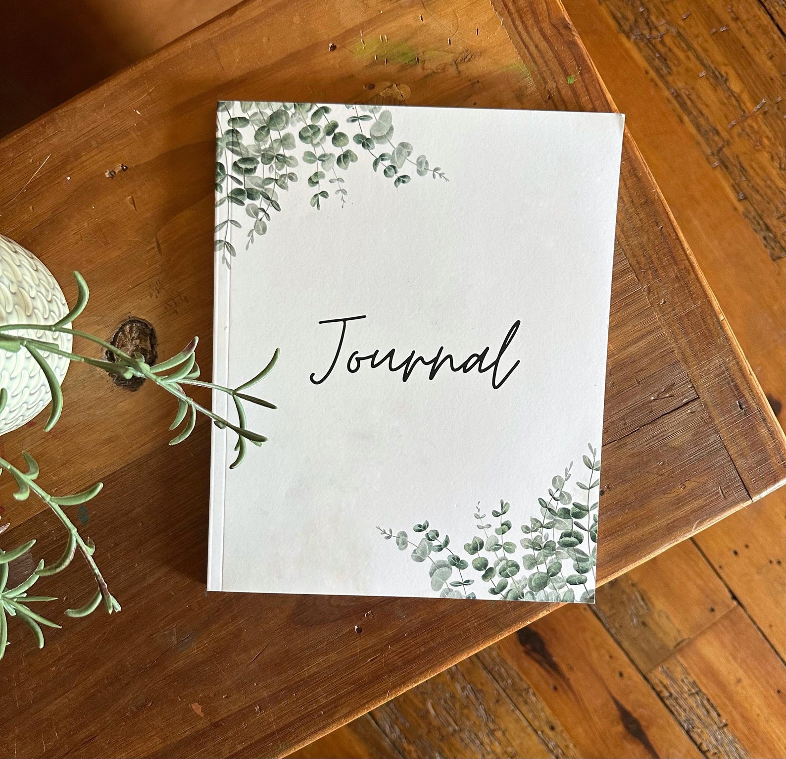 Greenery Paperback Journal, Plant Lover Notebook, Journaling Gift, Gift ...